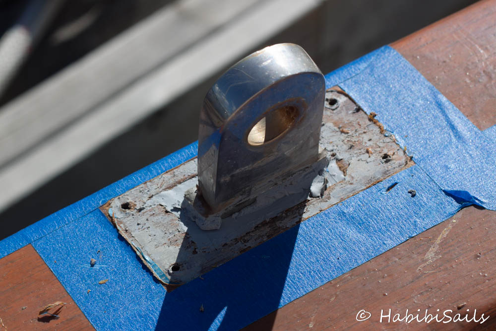 H a b i b i S a i l s: Project: Rebedding chain plates