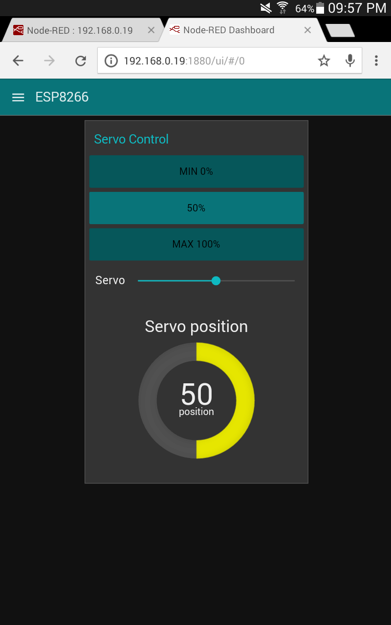 Tutorial Esp8266 Control Servo Node Red Mqtt Mosquitto Iot 2