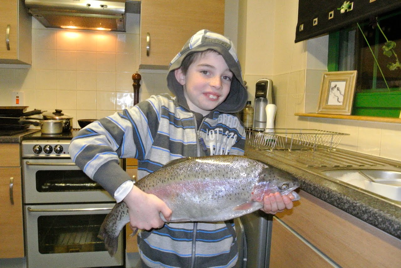 Fish of the Month February Entry - First Trout!