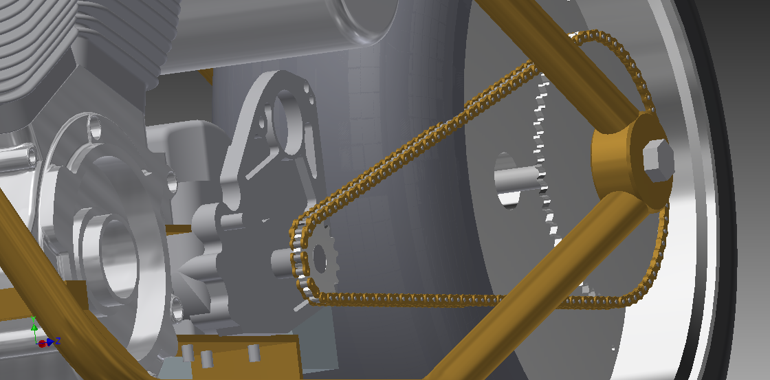 Scale Models Adventures: Chain drive design
