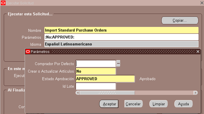 Compartiendo Tips de Oracle: Tablas Interface de Ordenes de Compra