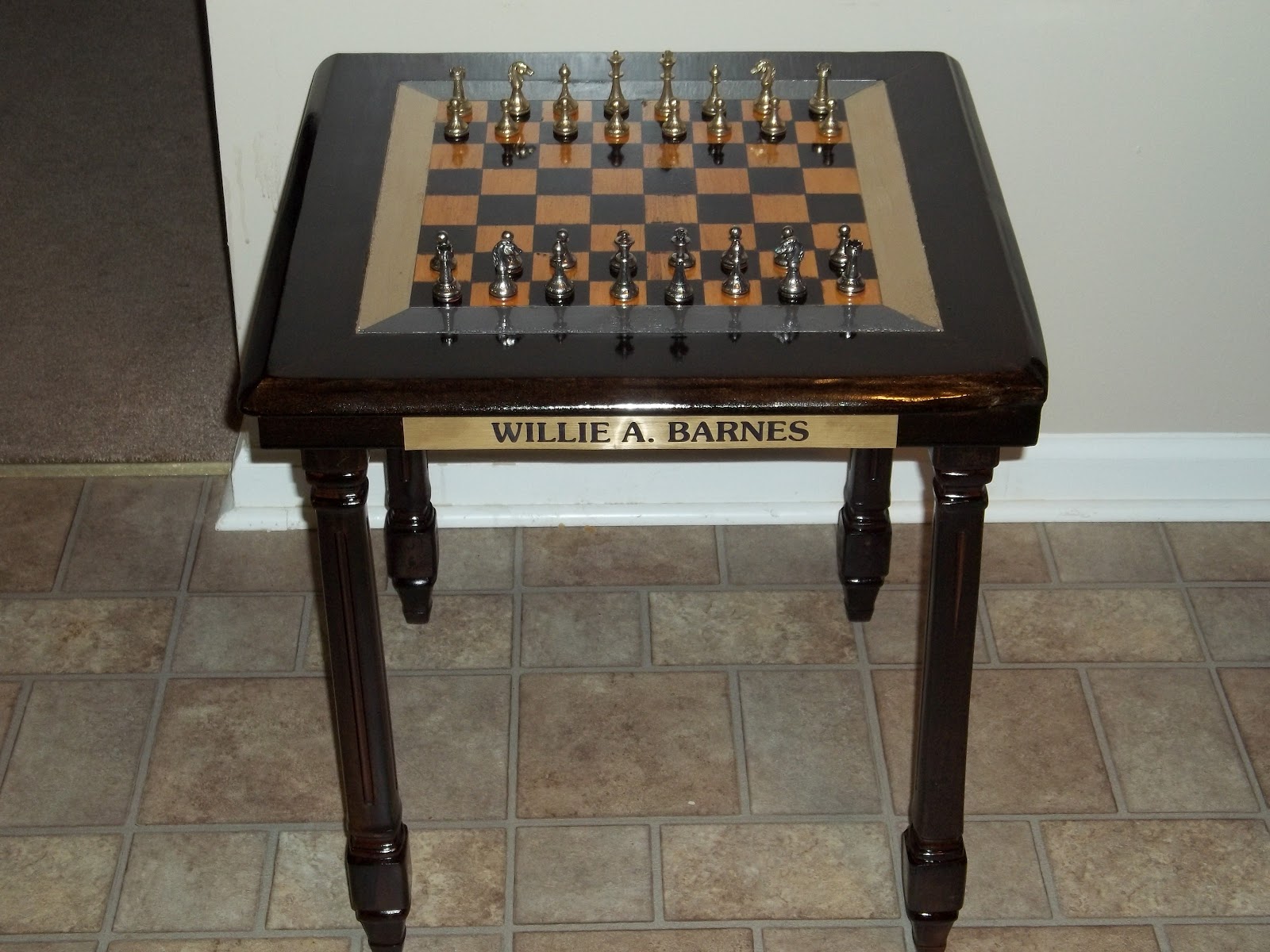 Queen Takes King: How to Make a Chess Table