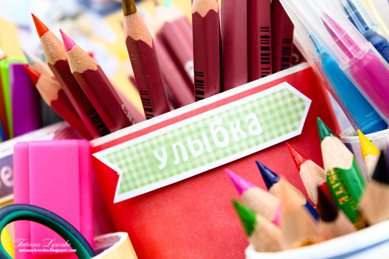 ScrapMir: Видео-МК от Татьяны Лысенко - "Органайзер для карандашей и ...