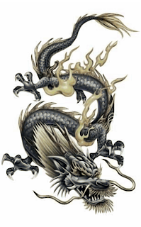Japanese Dragon Flash Tattoo - Flash Tattoo
