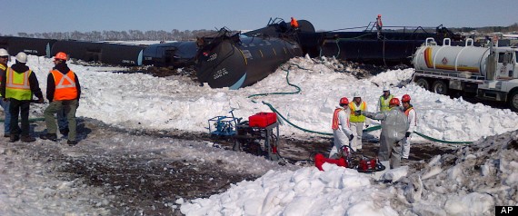 Center for Environment, Commerce & Energy: Oil Spills On Railroad Tracks