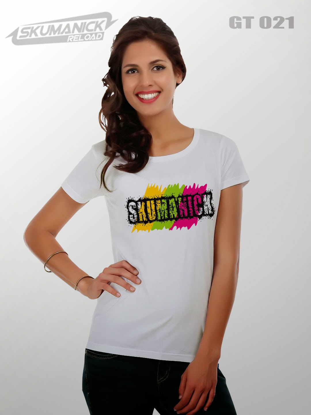 GT021 Jual Kaos Distro Cewek Brand Skumanick - Demas Tm Online Shop