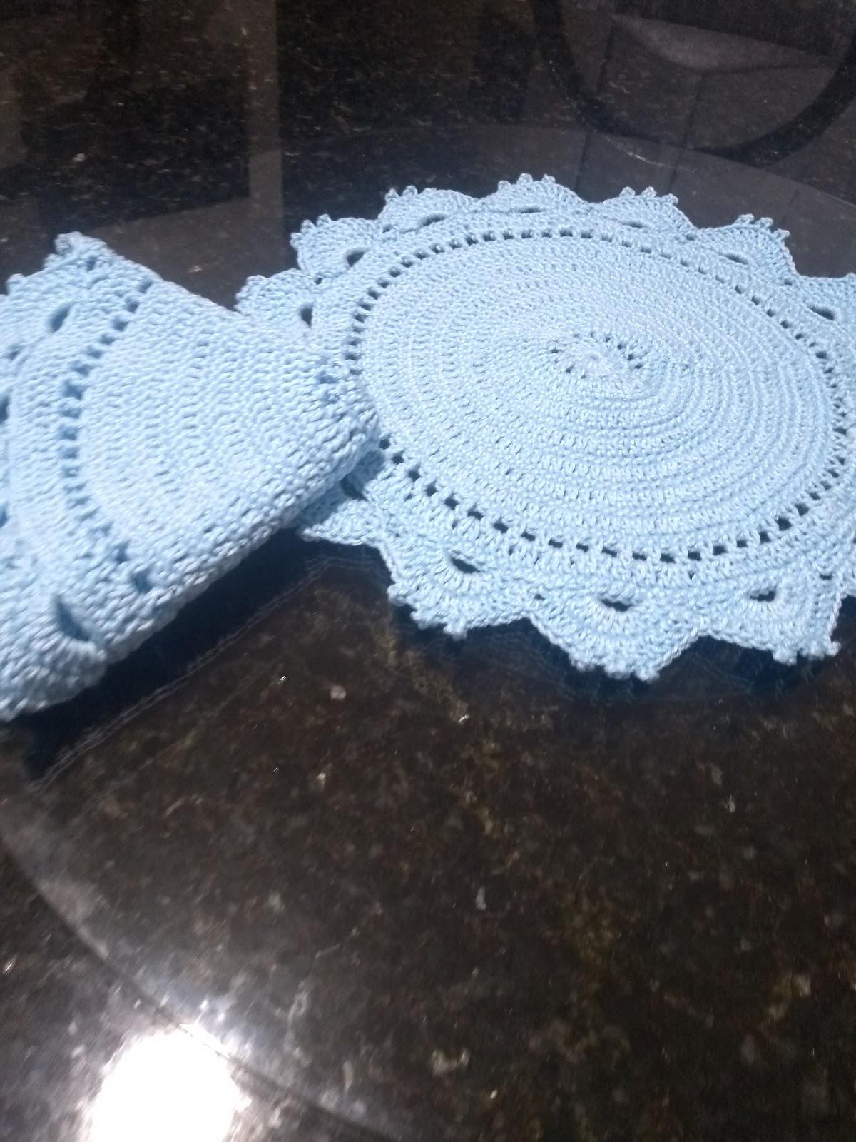 andrea croche handmade: Sousplat de crochê passo a passo