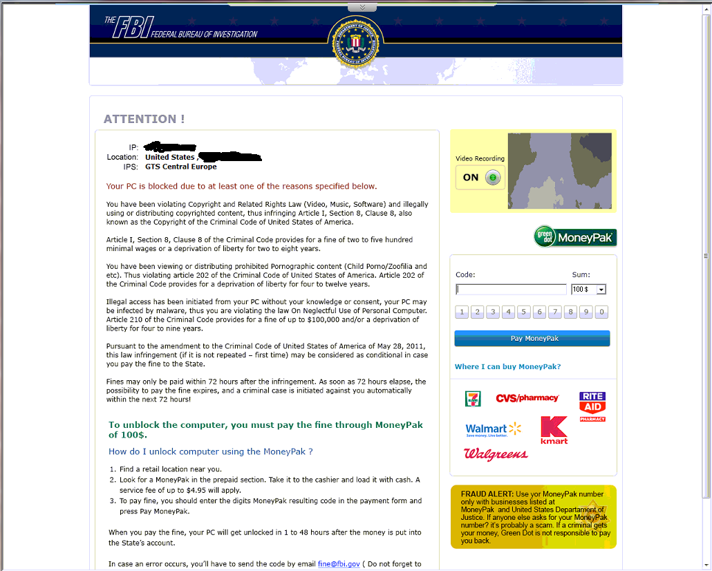 r0cket's malware blog: FBI Ransomware