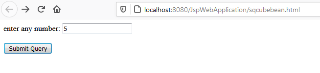 5) Write a JSP program that finds Square , Cube and Factorial value of ...