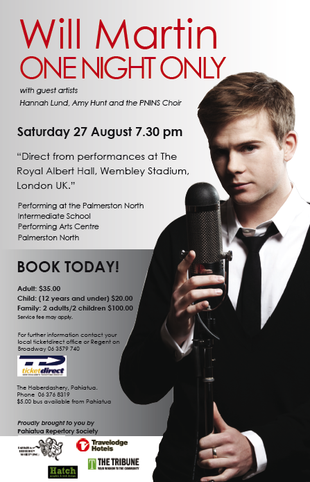 Performing Arts at PNINS: Will Martin In Concert - Bookings at ...