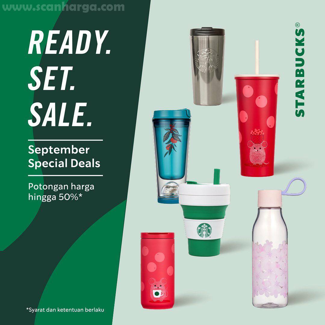 Promo Starbucks Official Merchandise Diskon 50% Ready Set Sale - scanharga