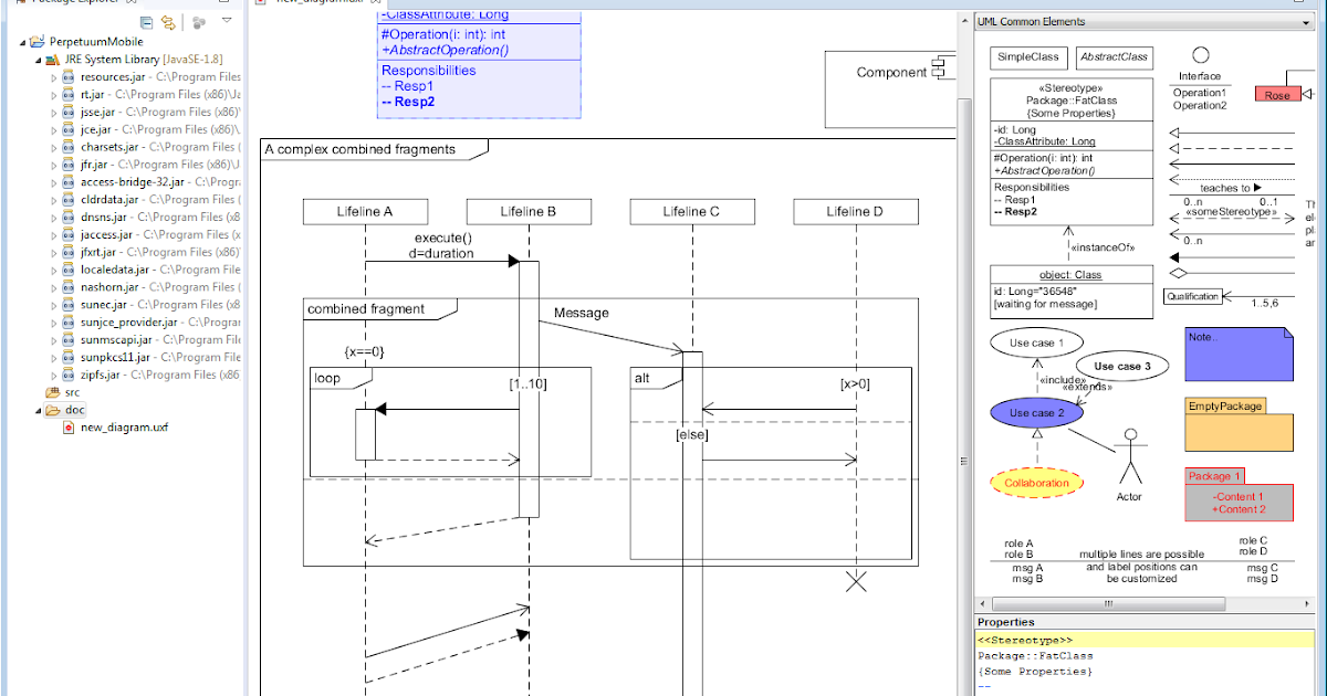 UMLet: Herramienta UML de código abierto y libre distribución ...