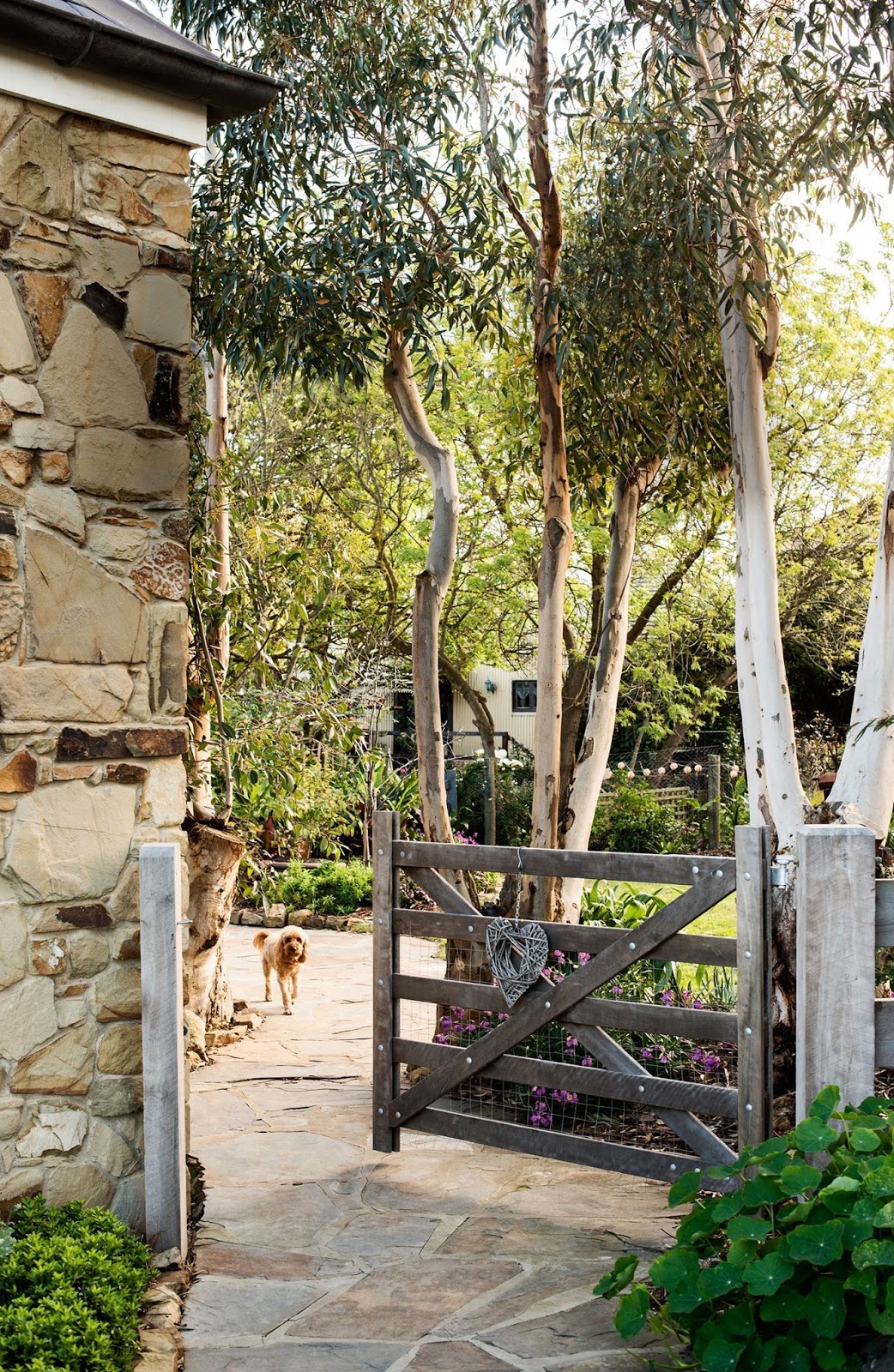 Tim and Joanne's rustic stone cottage