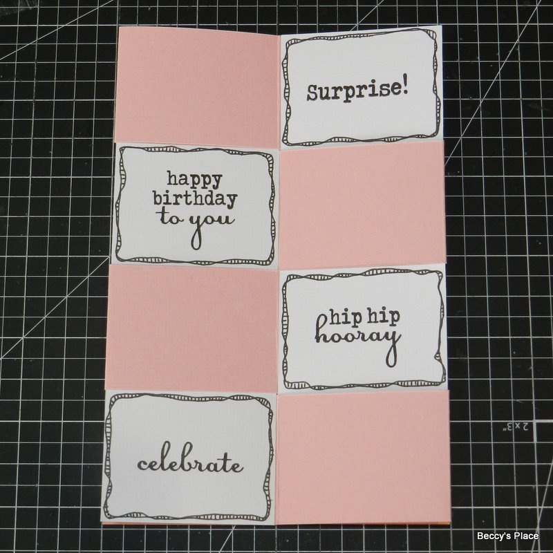 Beccy's Place: Tutorial - Secret Message Cards