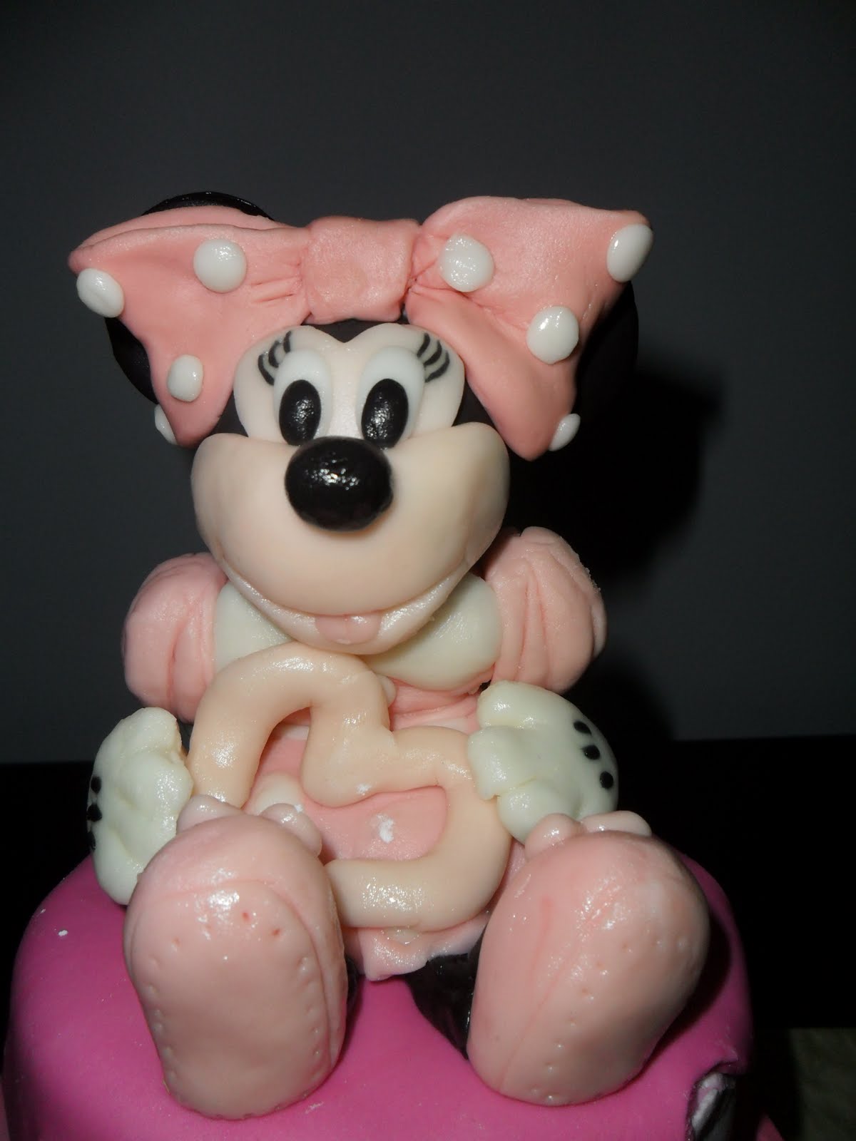~~~Ecupcakes~~~: 2- Tier Minnie Mouse Fresh Cream Cake