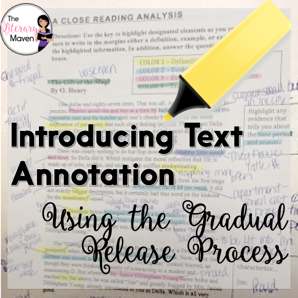 Introducing Text Annotation Using the Gradual Release Process - The ...