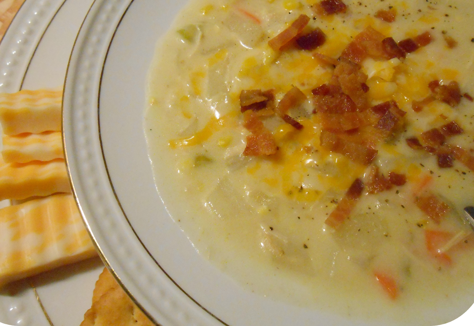 The Better Baker: Easy Clam Chowder w/bacon (Copycat Sweet Tomatoes ...