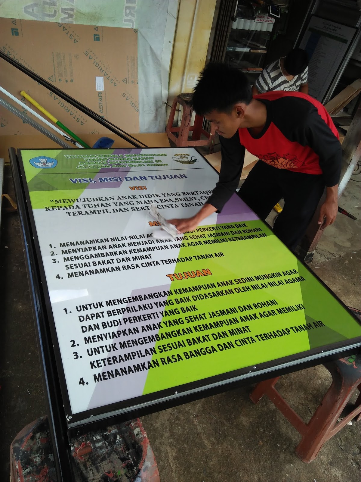 PLANG VISI MISI TK. BHAYANGKARI BELINYU