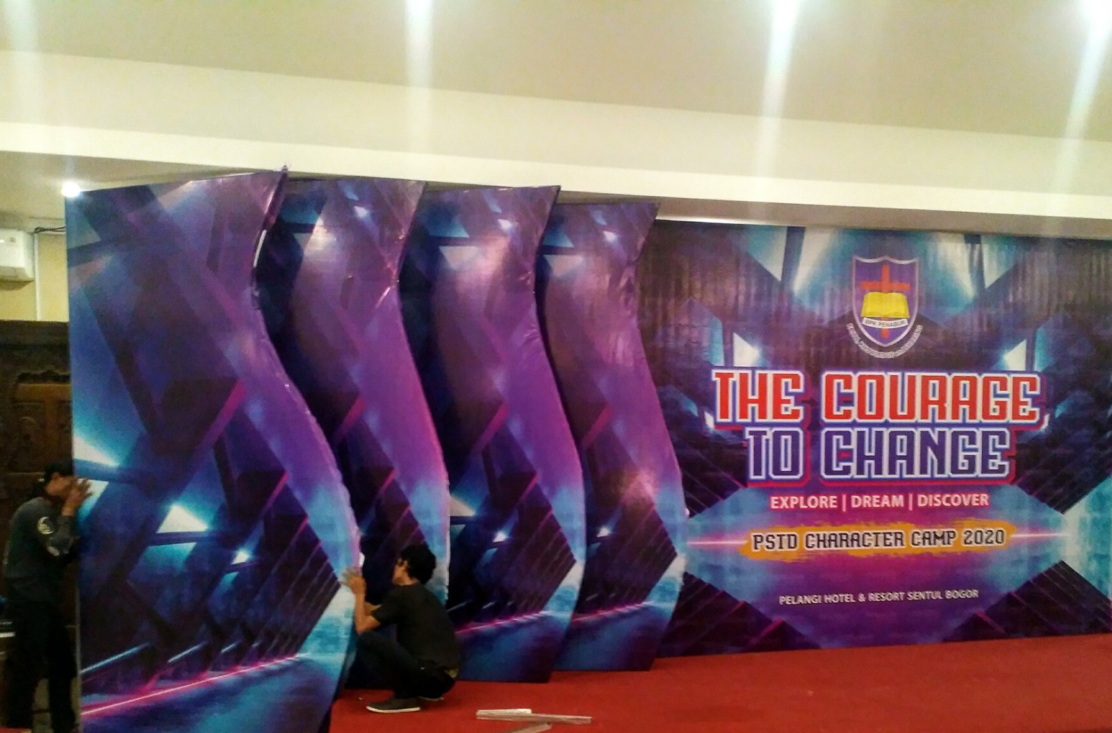 PAKET DEKORASI PANGGUNG & LIGHTING ACARA GATHERING KANTOR PERUSAHAAN ...