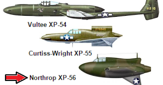 aerosngcanela: Northrop XP-56 Black Bullet