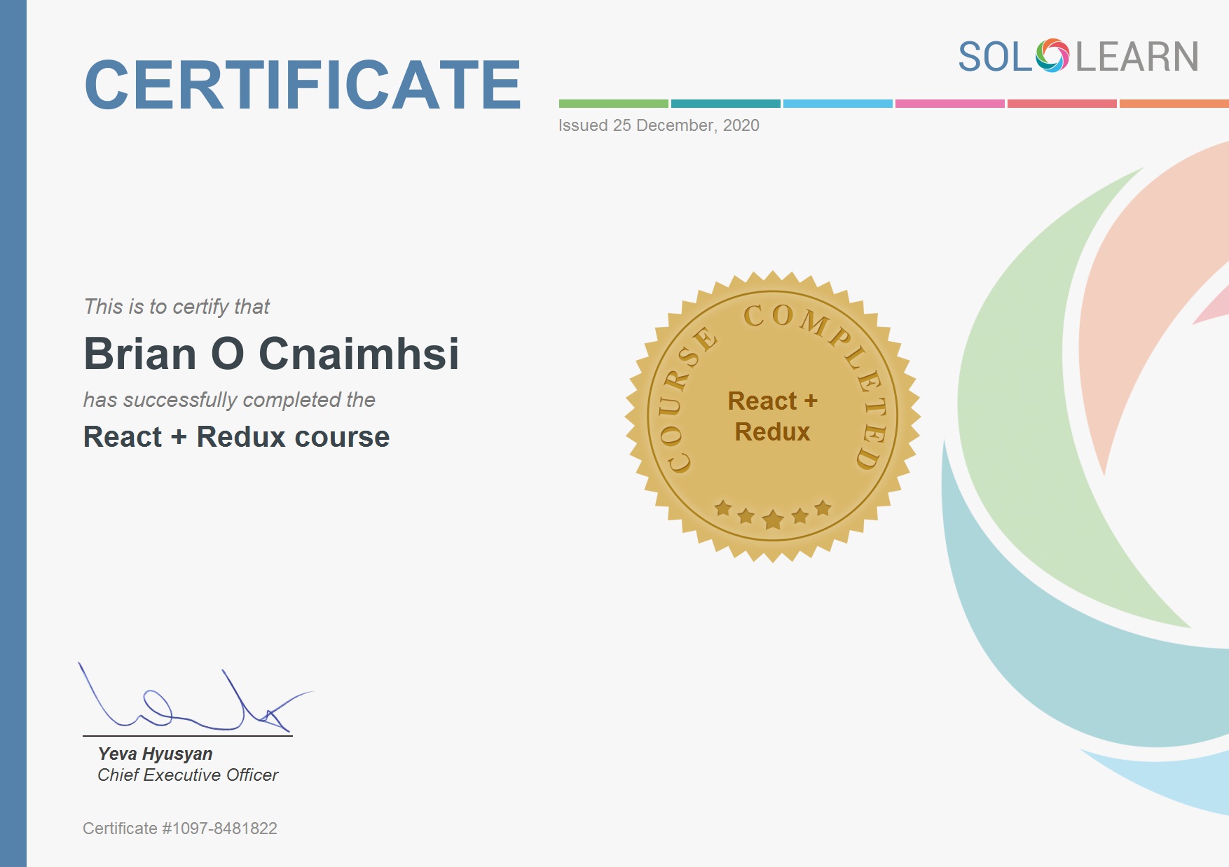React + Redux SoloLearn React + Redux SoloLearn