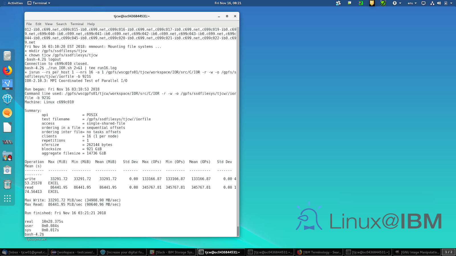 Running Linux and IBM Spectrum Scale on IBM supercomputers | LPI Central