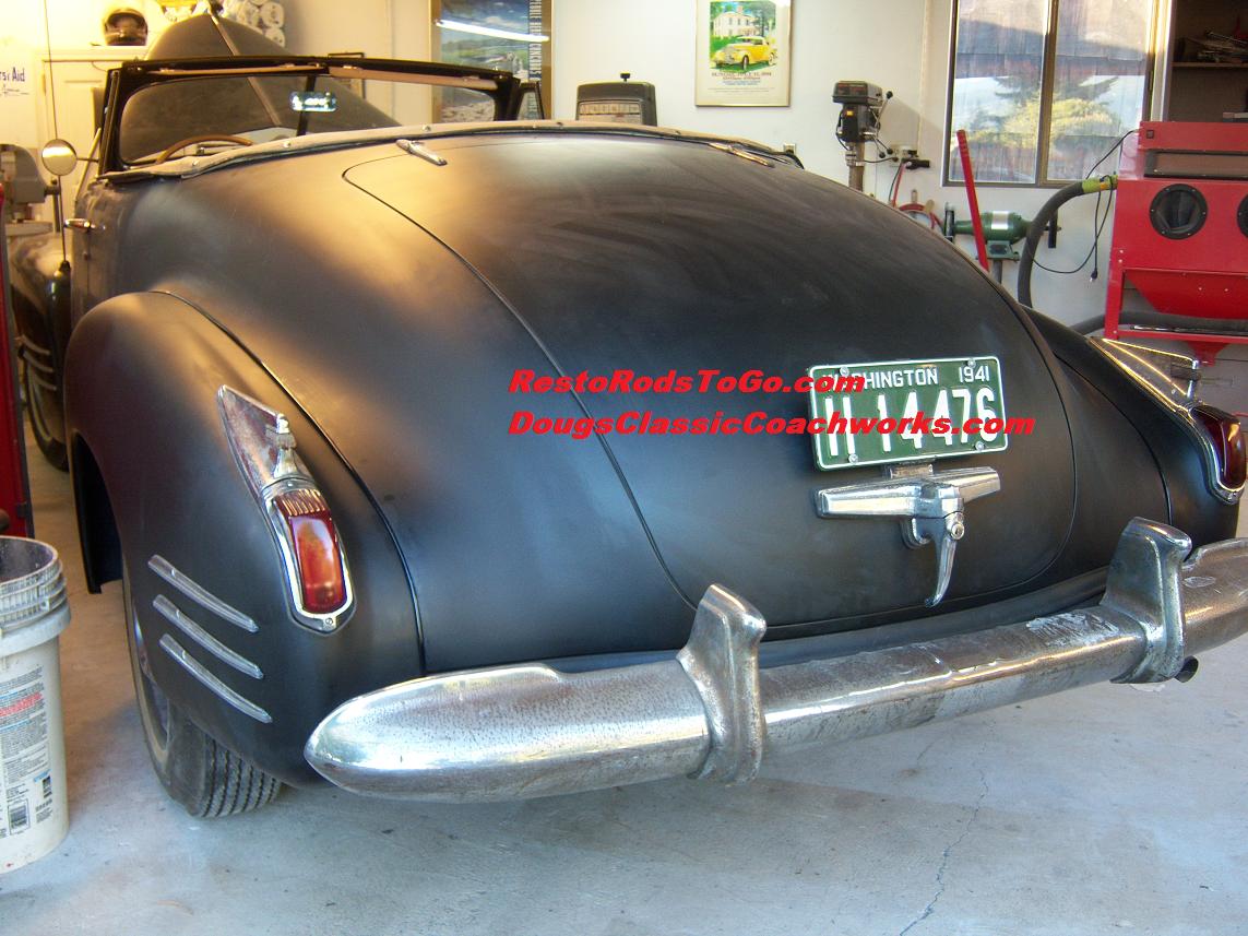 1941 Cadillac Convertible rust repair sheet metal reconstruction ...