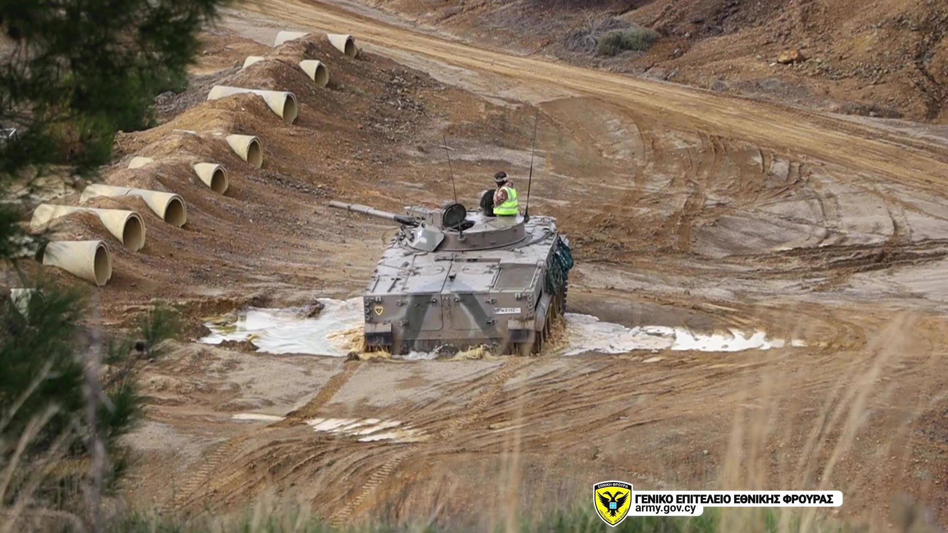 The Dead District: Cyprus National Guard armored units at the fire ...