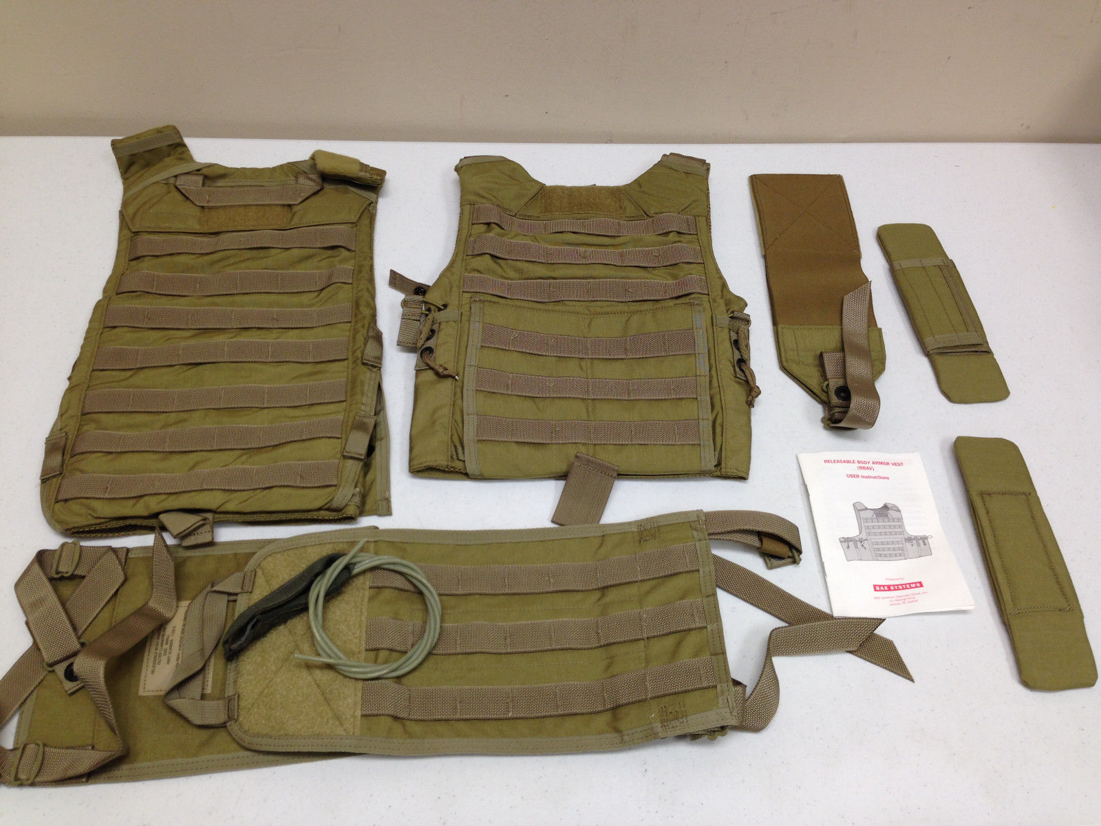 Webbingbabel: BAE Systems SDS RBAV Releasable Body Armor Vest Plate Carrier