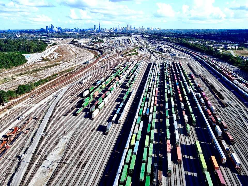 Towns and Nature: Atlanta, Ga: NS/Southern Inman Yard