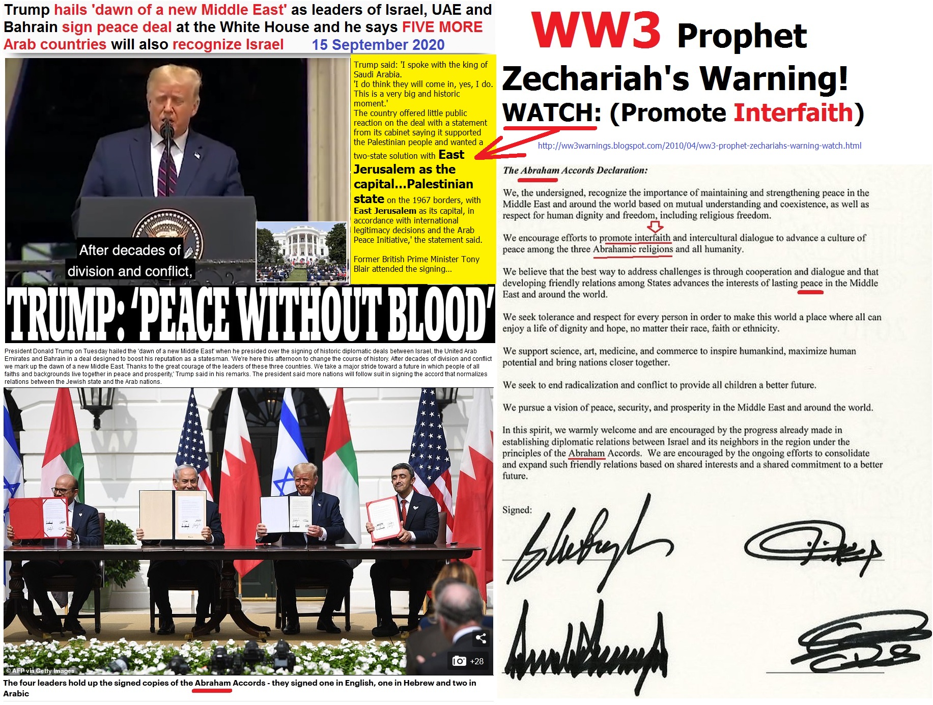 WW3 WARNINGS: WW3 Prophet Zechariah's Warning! WATCH: