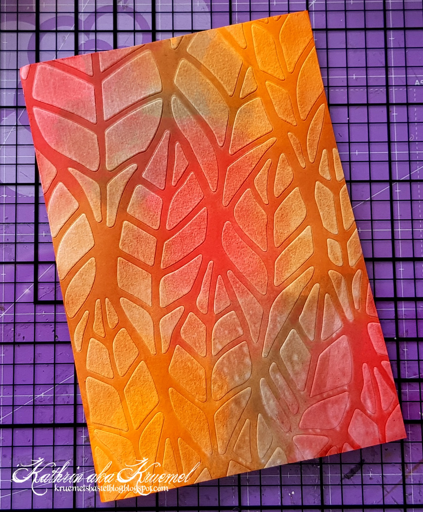 Stempeleinmaleins: Distress Stencil Technik