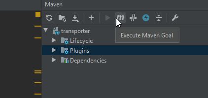 Intellij : How to run maven goal