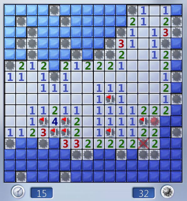 Learning Fragments: Lesson Learned from Minesweeper