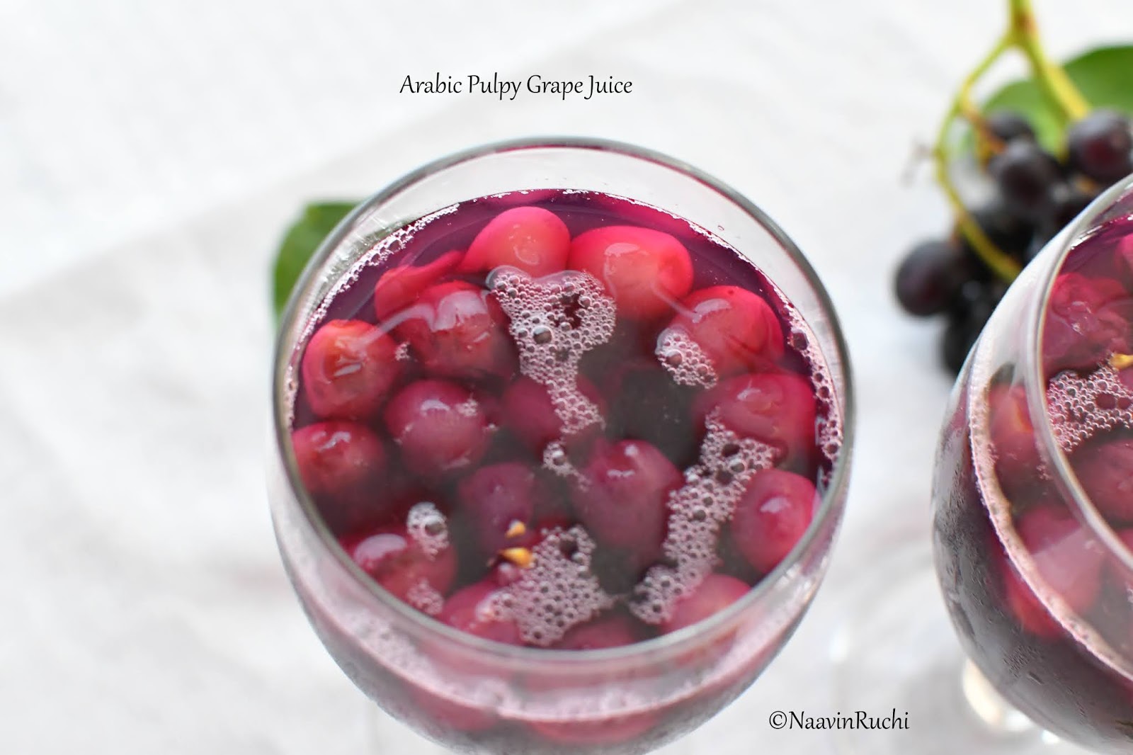 Arabic Pulpy Grape Juice