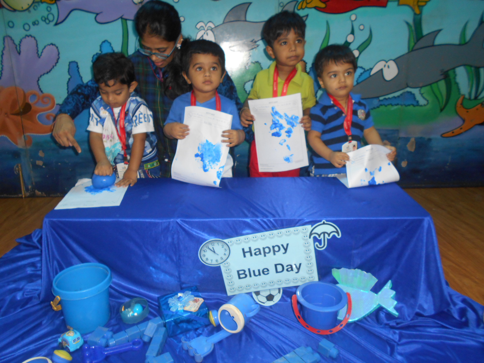 On the top of the World...: Blue Day Celebration by PG Section WIS ...