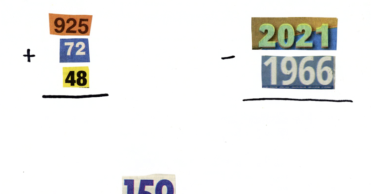 Cindy deRosier: My Creative Life: Newspaper Math