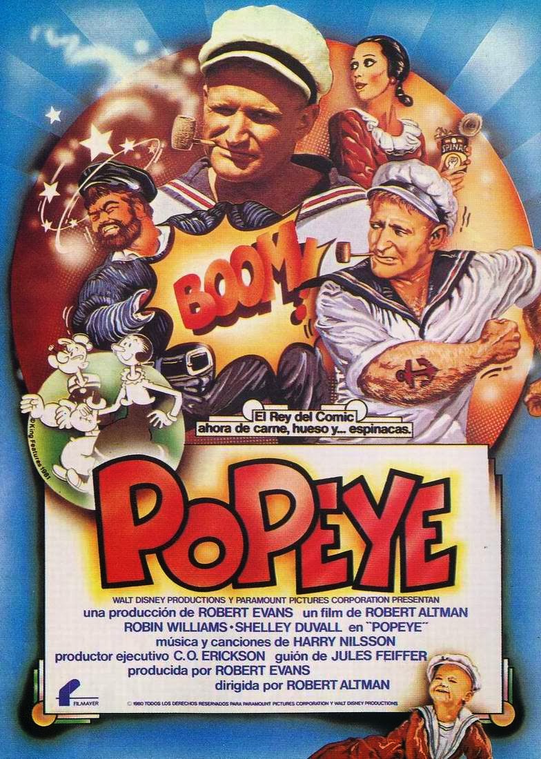 Cine interesante: Popeye (Robert Altman, 1980)