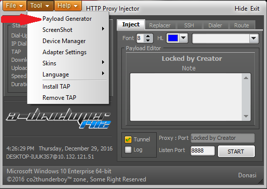 FREE INTERNET: CARA MENGGUNAKAN HTTP PROXY INJECTOR