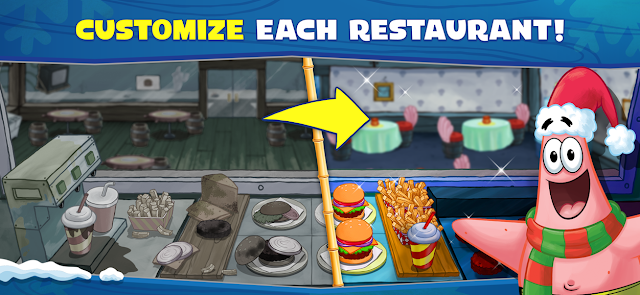 NickALive!: ‘SpongeBob: Krusty Cook-Off’ Mobile Game Gets Festive ...