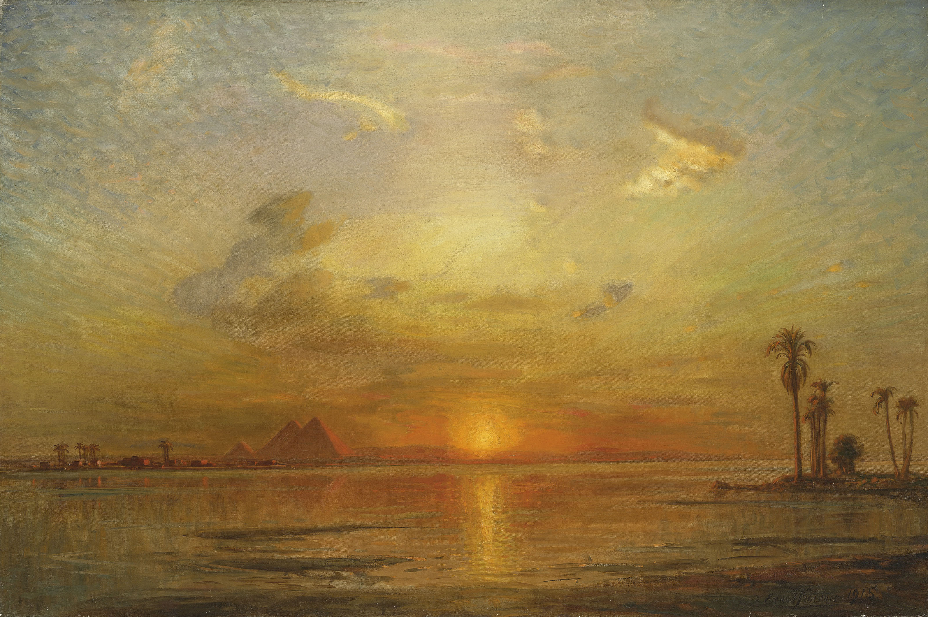 Ernst Koerner (1846-1927) | Landscape painter | Masterpiece | Tutt'Art@