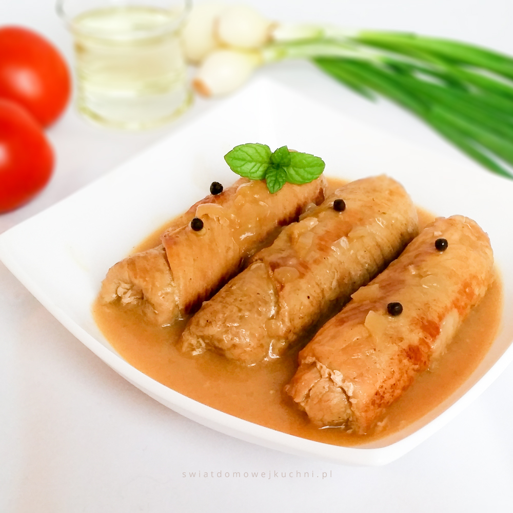 Zrazy z szynki wieprzowej - Świat Domowej Kuchni