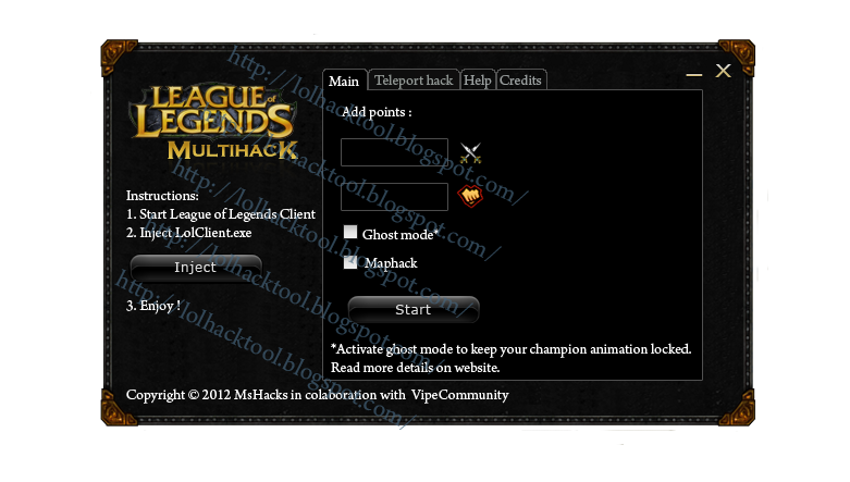 League Of Legends Hack Tool