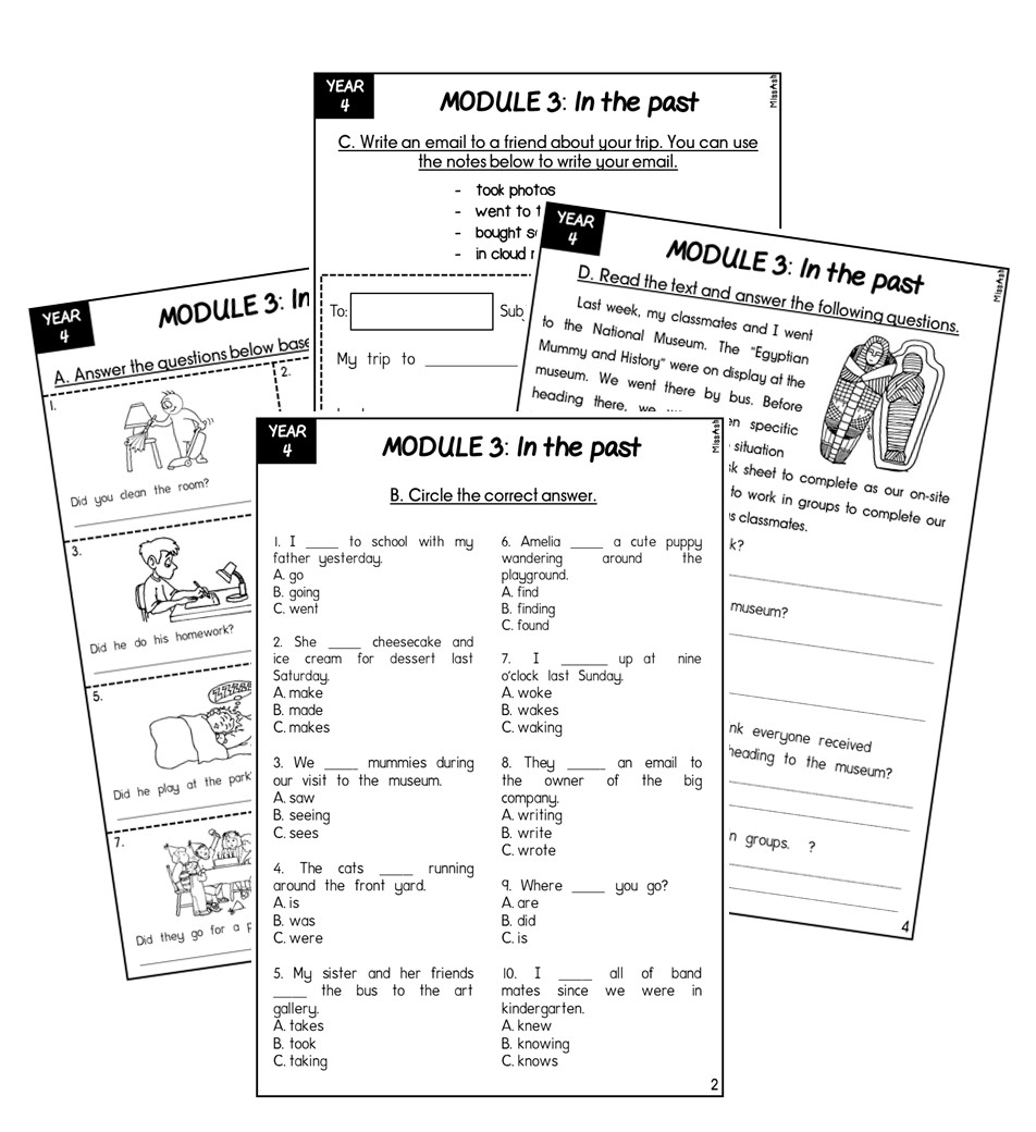 ASH THE TEACHER: YEAR 4 TOPICAL QUIZ