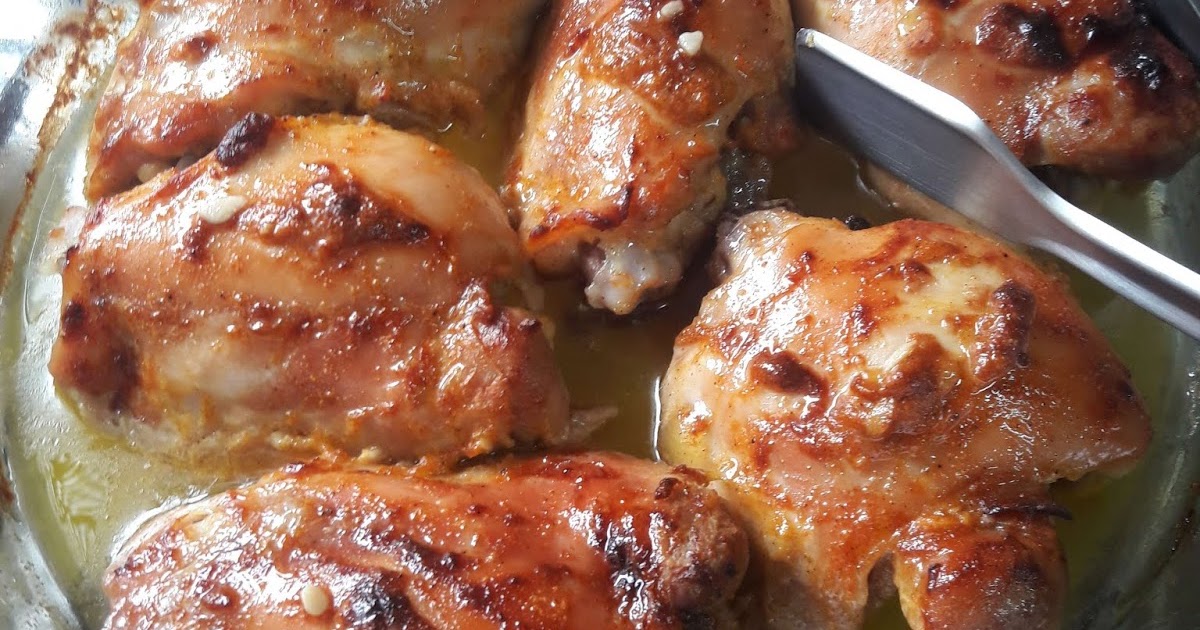 Coxa de Frango com mostarda - HÄHNCHENSCHENKEL MIT SENF