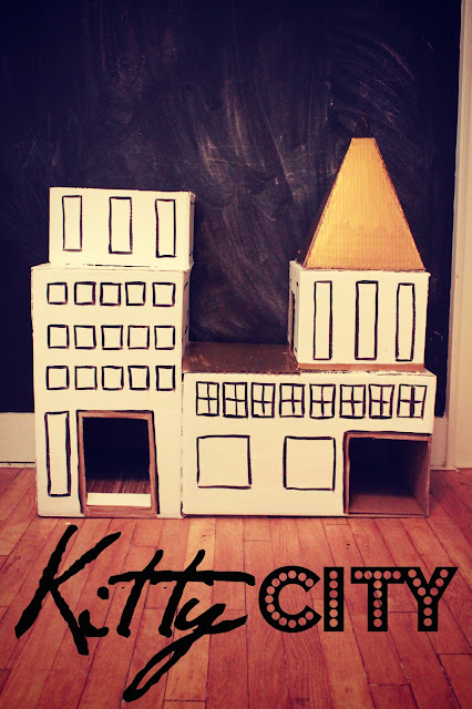 EAT+SLEEP+MAKE: CRAFT: DIY Kitty City
