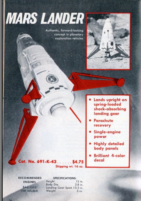 Model Rocket Building: Estes Mini Mars Lander Build #0881, Background