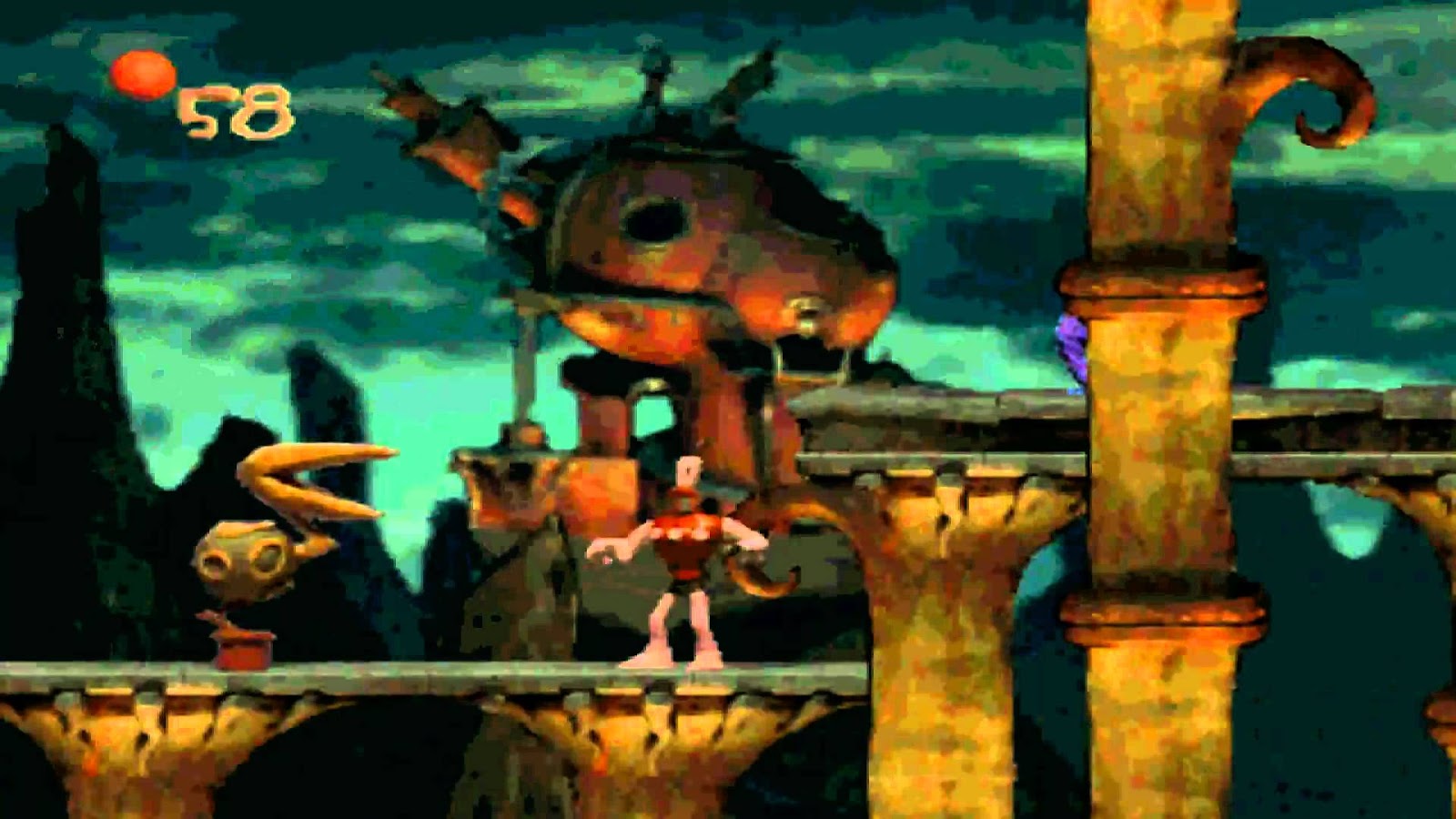 Omnibot-Retro gaming: Skullmonkeys