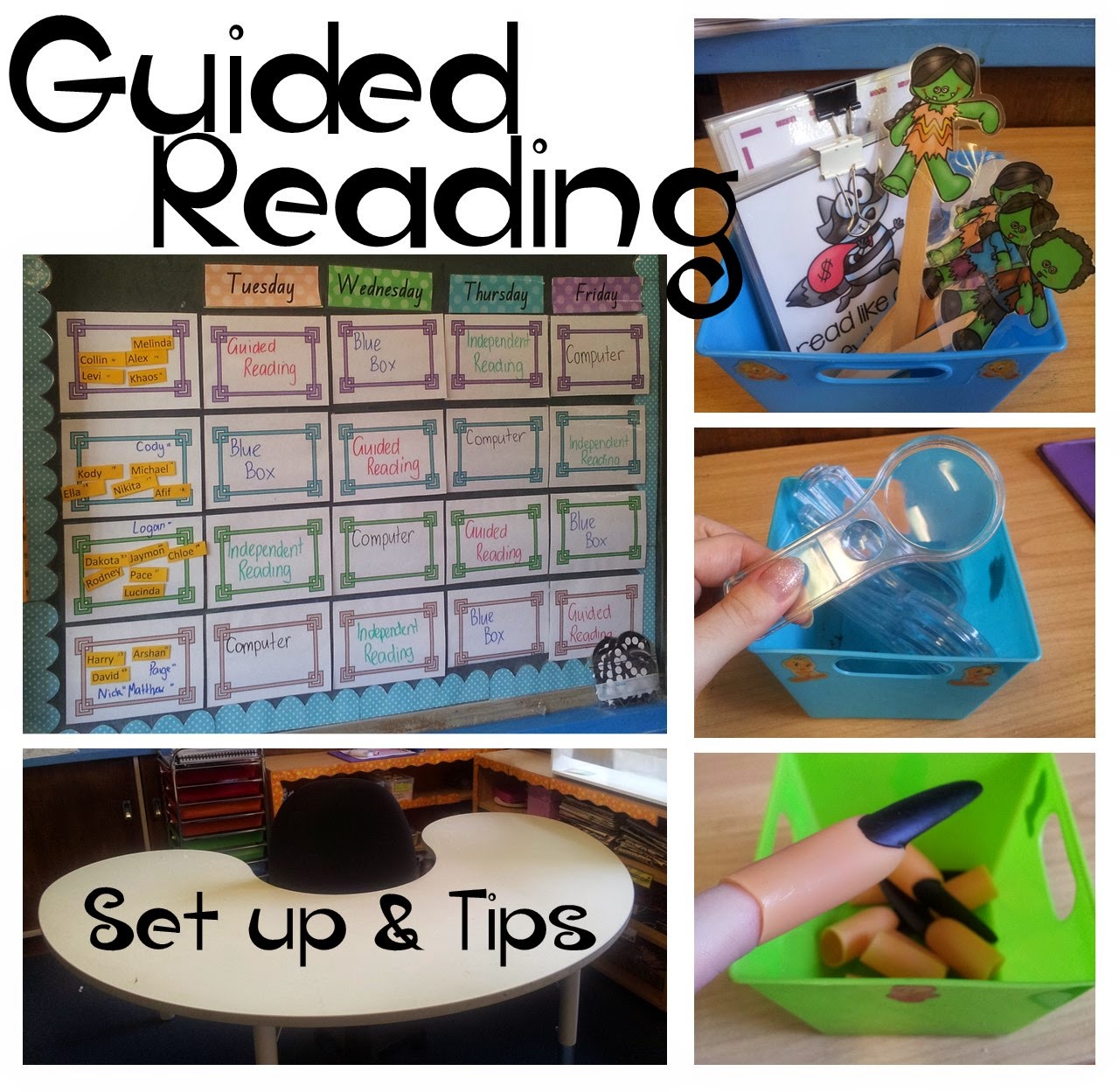 MrsAmy123: Guided Reading Setup, Tips and Tricks!
