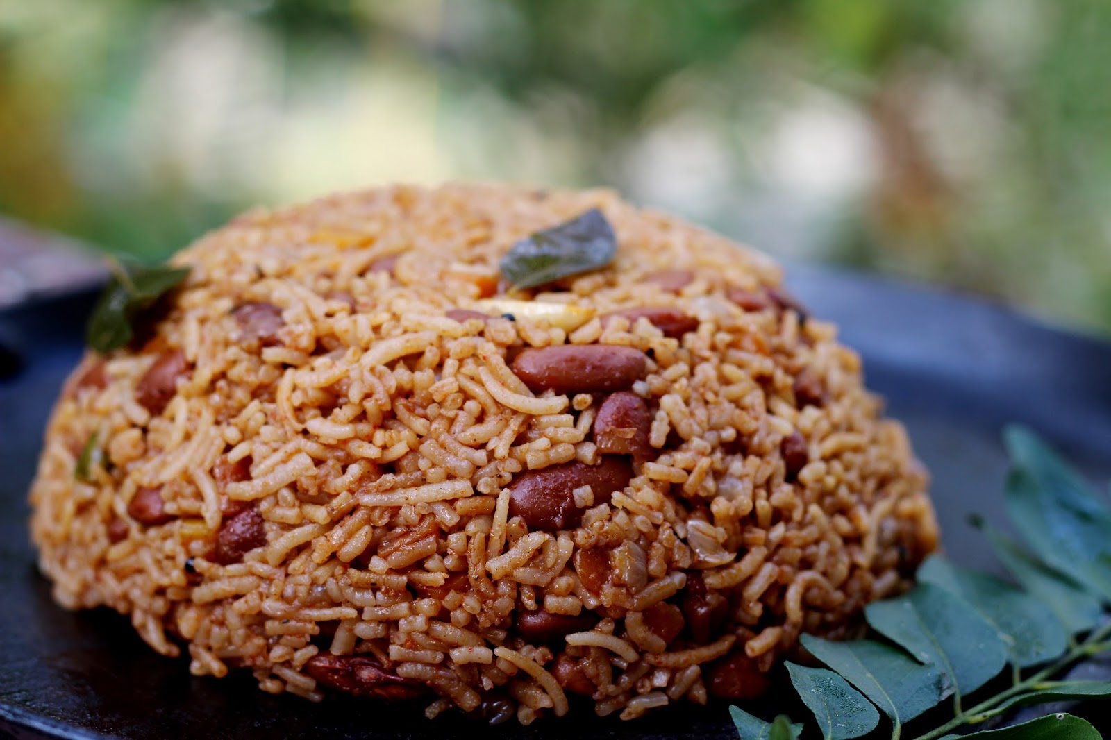 Happiness on a Plate: Rajma beans fried rice